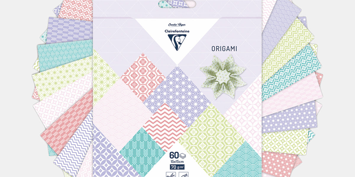 Origami paper 15x15 cm - Spring - 60 sheets - Clairefontaine – L'Art du ...