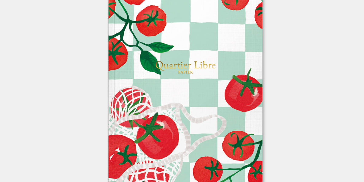 A6 Tomato Notebook - Quartier Libre – L'Art du Papier Paris