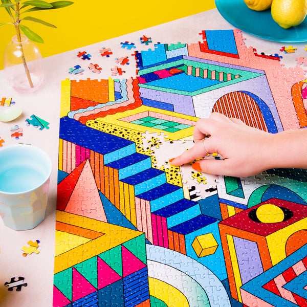 Puzzle graphic 1000 pièces - OMY – L'Art du Papier Paris